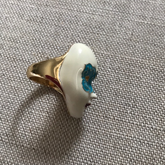 Jewelry | Venice Mask Ring | Poshmark